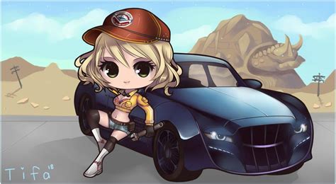 Ff15 Chibi Cidney And Regalia Fan Art By Tifa Amakura On Deviantart