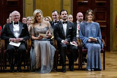 Strass Sequins Et élégance Silvia Victoria Et Sofia De Suède Invitées Par Le Couple Royal