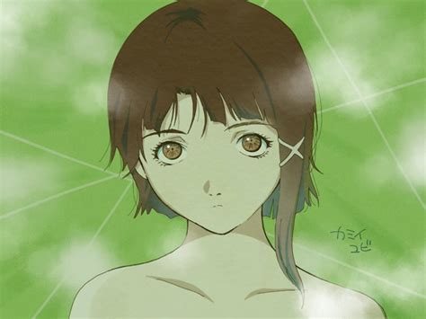 Iwakura Lain Serial Experiments Lain Drawn By Yubi Kamii Danbooru