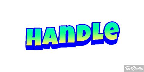 Handle Word Animated Logo Designs