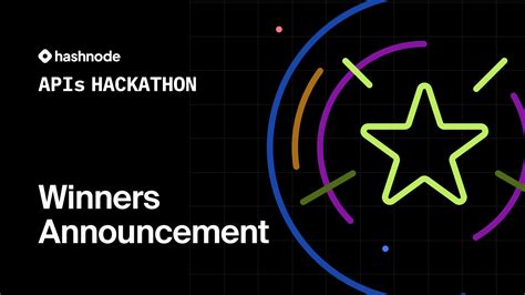 hashnode apis hackathon winners announced