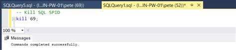 Killing Spids In Sql Server Dbasco