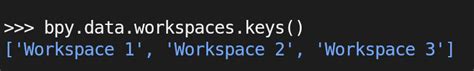Scripting Any Way To Get Ui Order Of Workspaces Using Python