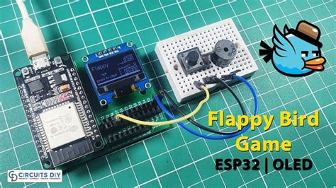 Flappy Bird Game Using Oled Ssd1306 And Esp32【2024】