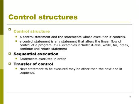 03a Control Structures Ppt