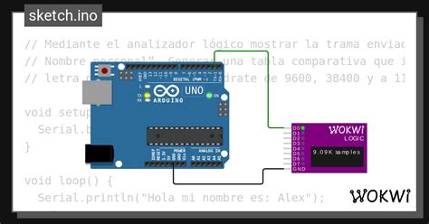 Analizadorlogico Wokwi Esp32 Stm32 Arduino Simulator