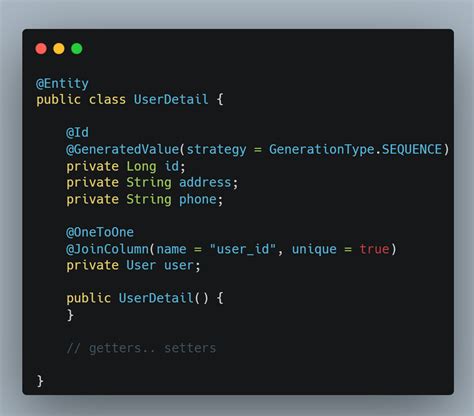 Spring Boot Entities Home