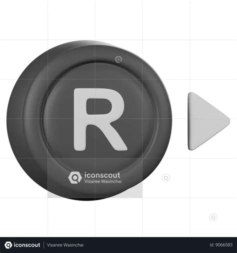 Controller Analog Right Stick To The Right 3d Icon Free Download