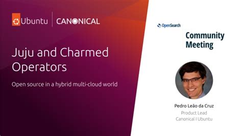 Meet Canonical At Opensearchcon 2022 And Hear About Our New Community