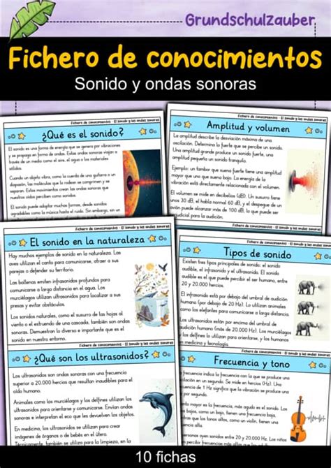 Knowledge Flash Cards Sound And Sound Waves Physics Spanish