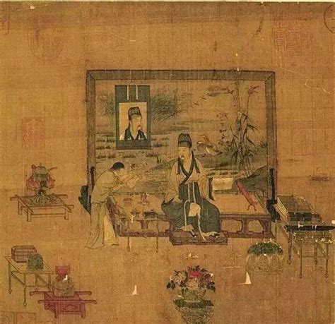 宋代文人四大雅事图片 宋人所谓的四大雅事 四大雅事挂画 大山谷图库