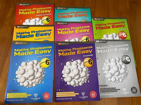 Mc Maths Problems Made Easy Primary 6 Hobbies And Toys Books And Magazines Assessment Books On