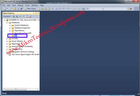 Cara Membuat Database Di Sql Server 2012 « Mikro Techno