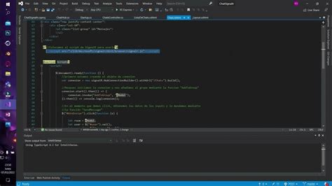Crear Un Chat Con Signalr En Asp Net Core Youtube