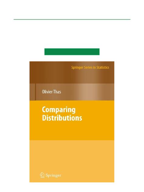 Comparing Distributions Full Chapter Download Pdf Statistics