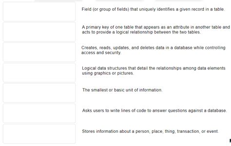 Relational Database Management Systems StudyX