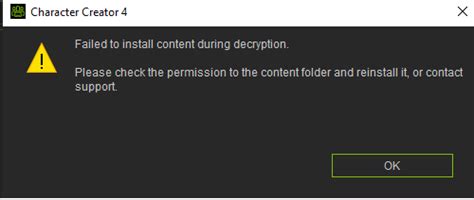 Failted To Install Content