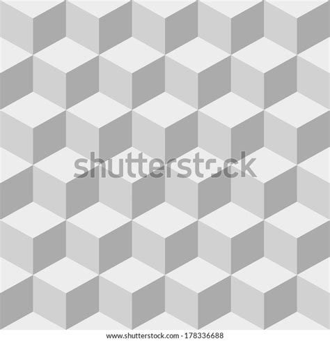 Cubes Seamless Background Stock Vector Royalty Free 178336688