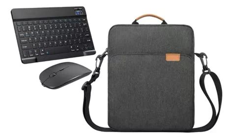 Kit Bolsa Case Com Teclado E Mouse P Tab Vaio Tl10 Octa Cor Parcelamento Sem Juros