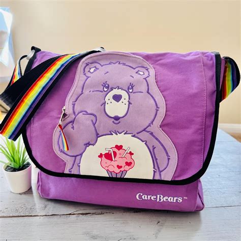 Vintage 2000s Care Bears Cross Body Messenger Bag Care Bears Tote