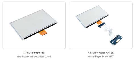 7 3inch Epaper Hat E E6 6 Color E Ink For Arduino Raspberry Pi Jetson Stm32
