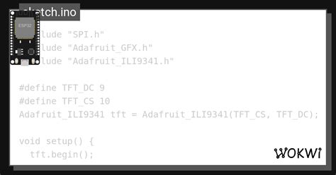 Testtft Wokwi Esp32 Stm32 Arduino Simulator