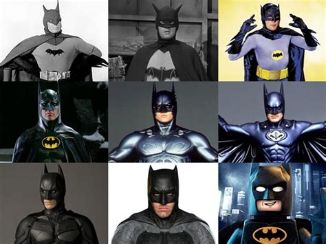Batman Suit Evolusjon