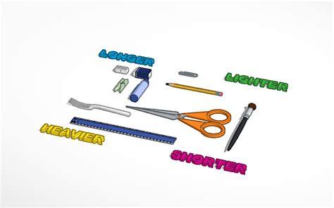 3d Design Length And Mass Tinkercad