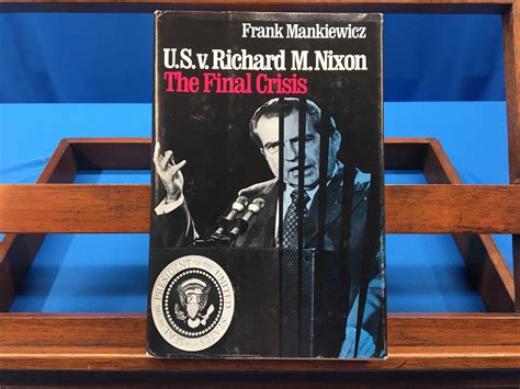 U S V Richard M Nixon The Final Crisis Frank Mankiewicz 1975 9780812905052 Ebay