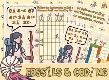 FOSSILS AND CODING By Once Upon Coding Teachers Pay Teachers