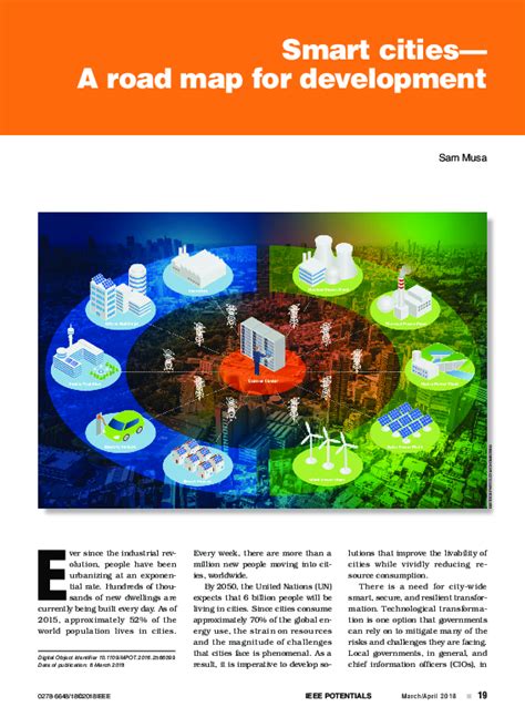 Pdf Smart Cities A Road Map For Development