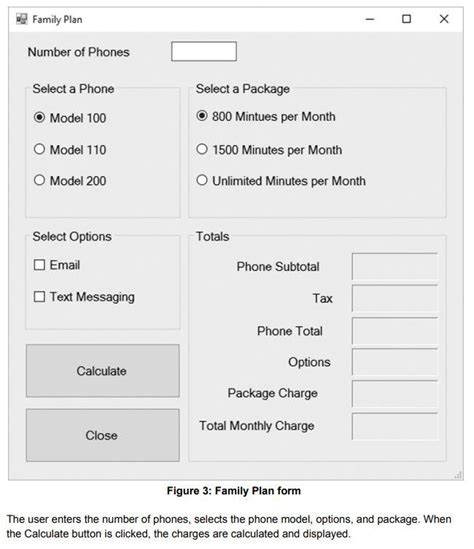 Solved Please Produce A Set Of Code With In Visual Basic For