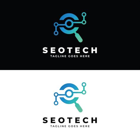 Premium Vector Seo Tech Logo Premium Vector Seo Tech Logo