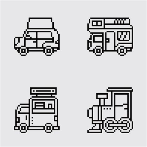 픽셀 아트 빈티지 미학 레트로 스프라이트 디자인 프리미엄 벡터