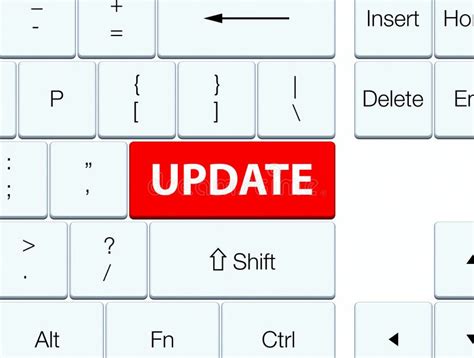 Update Red Keyboard Button Stock Illustration Illustration Of Button