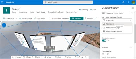 Sharepoint Spaces Document Library Webpart