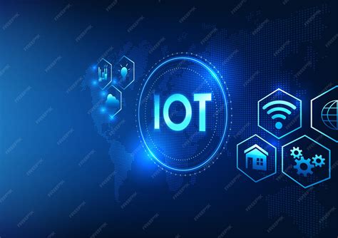사물인터넷 Iot 기술은 실시간 액세스를 제공합니다 프리미엄 벡터 사물인터넷 Iot 기술은 실시간 액세스를 제공합니다 프리미엄 벡터