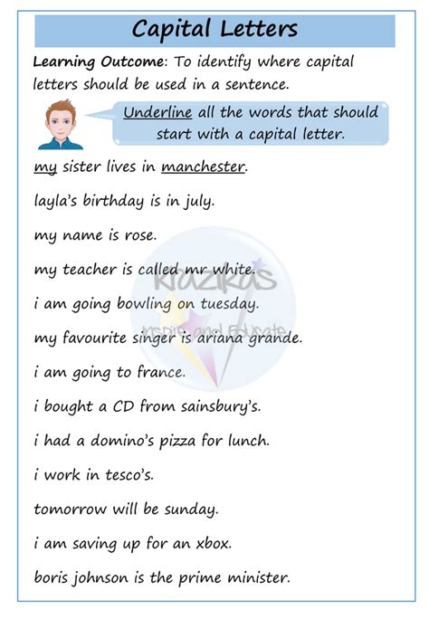 Entry Level 1 Functional Skills English Writing Capital Letters Workbook Inspire And