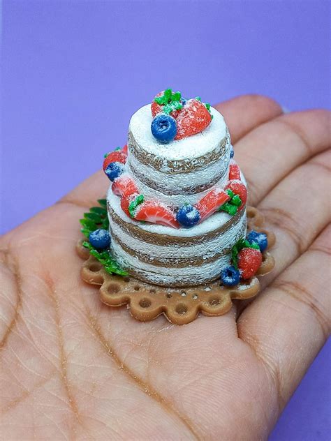 Naked Cake Com Frutas Para Barbie Elo7 Produtos Especiais