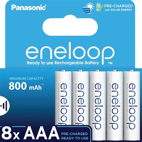 Panasonic Eneloop Aaa Batteries Nimh 750mah 8 Pack Mysupermarketcompare