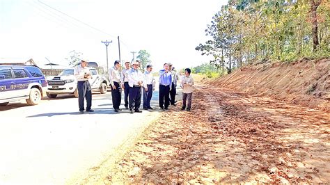 ပုသိမ် ရှောပြာ ချောင်းသာလမ်း တစ်လျှောက်ရှိ လမ်းအဆင့်မြှင့်တင်ခြင်း လုပ်ငန်းဆောင်ရွက်နေမှု