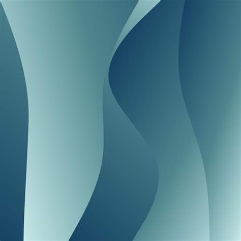 Premium Vector Abstract Green Waves Background Dynamic Shapes