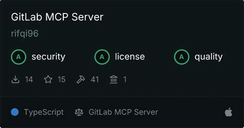 Score Gitlab Mcp Server Glama