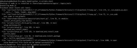 Help Tarfile Readerror File Could Not Be Opened Successfully Issue