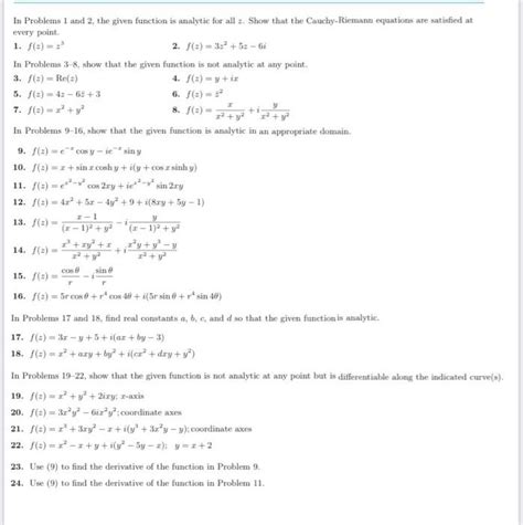 Solved Y In Problems 1 And 2 The Given Function Is Chegg Com