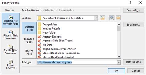 how to hyperlink in powerpoint insert remove or edit links