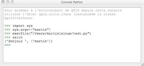 Qgis Lancer Des Scripts Python Ou Des Commandes Shell Depuis La Console Python Ou Avec Script