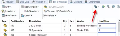 Using And Exporting Boms From Inside Solidworks Pdm Goengineer
