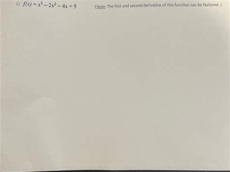 Solved Find And Classify All The Critical Points Of Each Chegg Com