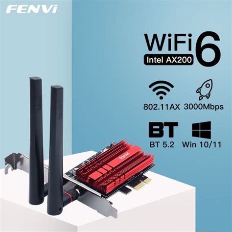 Intel AX200 WiFi 6 802.11ax Dual Band 2.4G/5Ghz For Bluetooth 5.2 ...